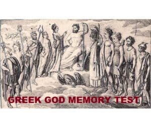 Greek Gods Memory Test - Olympioi